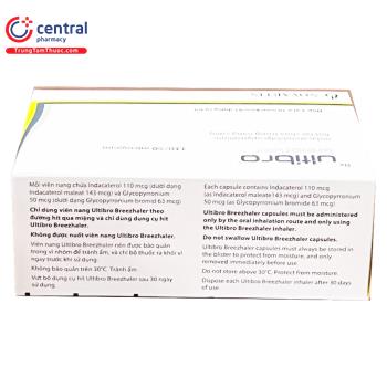 [CHÍNH HÃNG] Thuốc Ultibro Breezhaler 110/50mcg điều trị COPD
