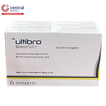 [CHÍNH HÃNG] Thuốc Ultibro Breezhaler 110/50mcg điều trị COPD