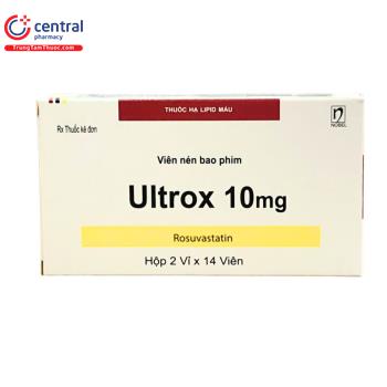 Thuốc Ultrox 10mg: thuốc chỉ định trong điều trị tăng cholesterol máu