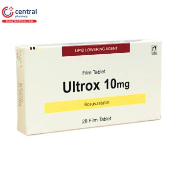 Thuốc Ultrox 10mg: thuốc chỉ định trong điều trị tăng cholesterol máu