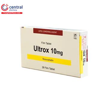 Thuốc Ultrox 10mg: thuốc chỉ định trong điều trị tăng cholesterol máu