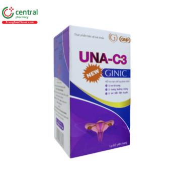 Thuốc Una-C3 New Ginic cho người u xơ tử cung, u nang buồng trứng