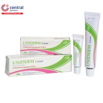 Thuốc Uniderm Cream- Thuốc điều trị bệnh da liễu hiệu quả