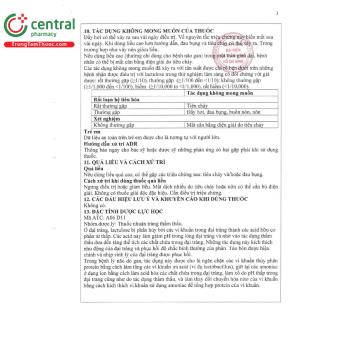 Thuốc Unilac Lactulose 3,35g/5ml điều trị táo bón, bệnh não gan