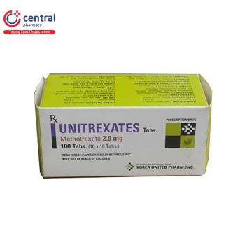 [CHÍNH HÃNG] Thuốc Unitrexates 100 viên nén trị viêm khớp dạng thấp