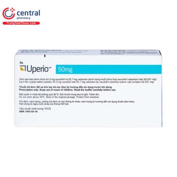 [CHÍNH HÃNG] Thuốc Uperio 50mg: Công dụng, liều dùng, chống chỉ định
