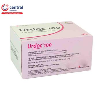 [CHÍNH HÃNG] Thuốc Urdoc 100 - Thuốc điều trị bệnh gan mật