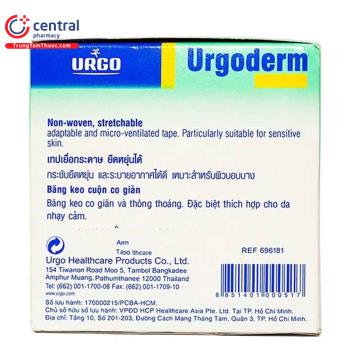 [CHÍNH HÃNG] Băng keo y tế Urgoderm co giãn: cách dùng, lưu ý sử dụng