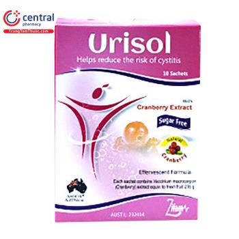 Thuốc Urisol hỗ trợ điều trị viêm đường tiết niệu