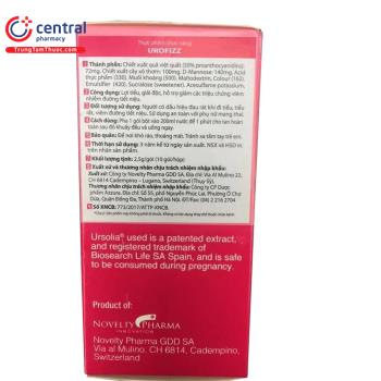 Thuốc UroFizz hỗ trợ điều trị tiểu buốt, viêm đường tiểu