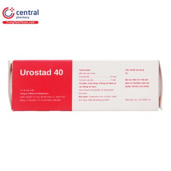 [CHÍNH HÃNG] Thuốc Urostad 40 điều trị phù do tổn thương tim, thận