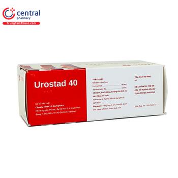 [CHÍNH HÃNG] Thuốc Urostad 40 điều trị phù do tổn thương tim, thận