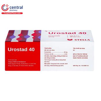 [CHÍNH HÃNG] Thuốc Urostad 40 điều trị phù do tổn thương tim, thận