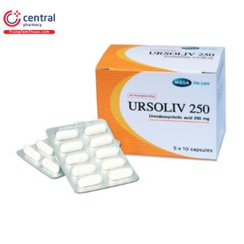 Thuốc Ursoliv 250 – Thuốc điều trị sỏi mật, xơ gan nguyên phát