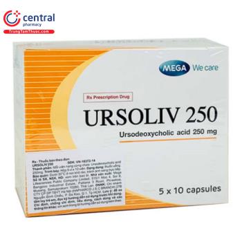 Thuốc Ursoliv 250 – Thuốc điều trị sỏi mật, xơ gan nguyên phát