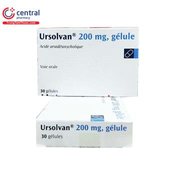 Thuốc Ursolvan 200mg - trị sỏi mật và các bệnh gan ứ mật mãn tính