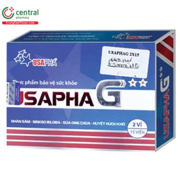 Usapha G hỗ trợ tăng cường tuần hoàn trên não, cải thiện suy giảm trí nhớ.