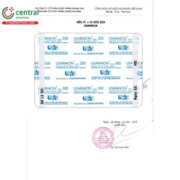 Thuốc Usarmicin Tablets 500 - Điều trị nhiễm khuẩn tiết niệu cấp