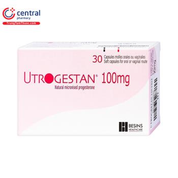 [CHÍNH HÃNG] Thuốc Utrogestan 100mg xóa tan rối loạn kinh nguyệt
