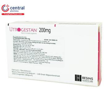 Thuốc Utrogestan 200mg (15 viên) cho bà bầu uống hay đặt tốt hơn?