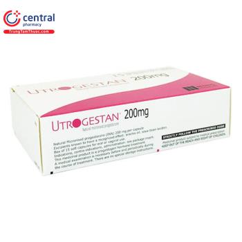 Thuốc Utrogestan 200mg (15 viên) cho bà bầu uống hay đặt tốt hơn?