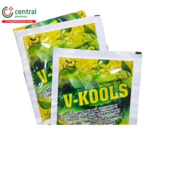 Thuốc V-kools dạng bột sủi giúp giảm nhiệt miệng, nhiệt lưỡi
