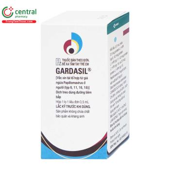 Vaccine Gardasil 4 phòng ngừa ung thư cổ tử cung và bệnh do nhiễm HPV