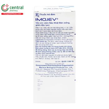 Vaccine Imojev phòng viêm não Nhật Bản ở người từ 9 tháng tuổi trở lên