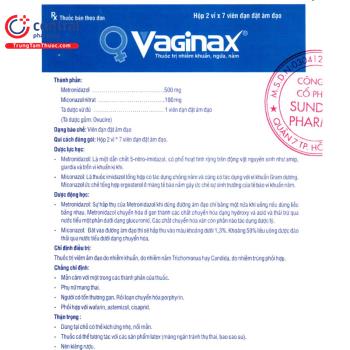 [CHÍNH HÃNG] Thuốc Vaginax - điều trị viêm âm đạo