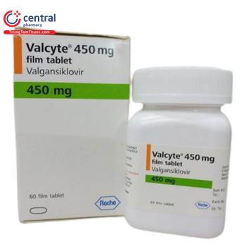 [CHÍNH HÃNG] Thuốc Valcyte 450mg - điều trị viêm võng mạc