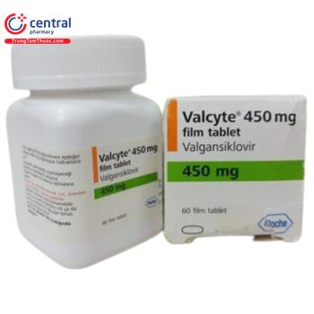[CHÍNH HÃNG] Thuốc Valcyte 450mg - điều trị viêm võng mạc