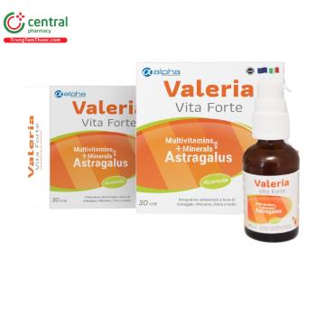 Valeria vita forte hỗ trợ trong tăng cường sức khỏe, giảm cảm giác mệt mỏi