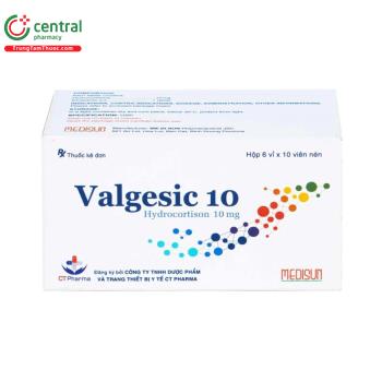 Thuốc Valgesic 10mg Medisun - liệu pháp thay thế tăng sản thượng thận