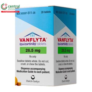 Thuốc Vanflyta 26.5mg - điều trị bệnh bạch cầu cấp dòng tủy (AML)