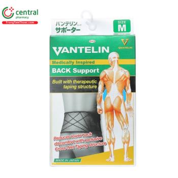 Đai bảo vệ lưng Vantelin Back Support giúp cố định cột sống, giảm đau