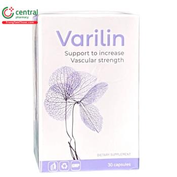 Varilin - Tăng sức bền thành mạch , giảm nguy cơ suy giãn tĩnh mạch