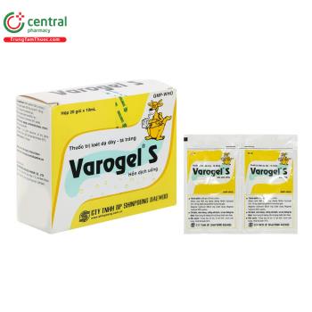 Thuốc hỗn dịch uống Varogel S trị viêm loét dạ dày cấp và mạn tính