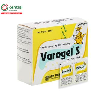Thuốc hỗn dịch uống Varogel S trị viêm loét dạ dày cấp và mạn tính