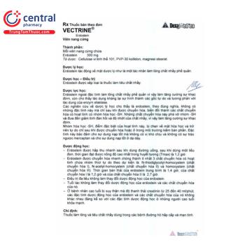 [CHÍNH HÃNG] Thuốc Vectrine 300mg: điều trị hen phế quản mạn tính