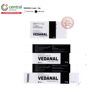 Thuốc Vedanal 5g điều trị các bệnh do nhiễm trùng ngoài da