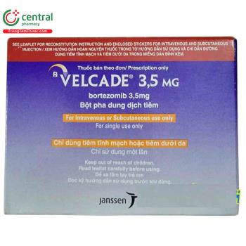 Thuốc Velcade 3.5mg Bortezomid điều trị bệnh đa u tủy tiến triển