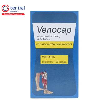 Thuốc Venocap Global Pharm giảm suy giãn tĩnh mạch, bảo vệ thành mạch