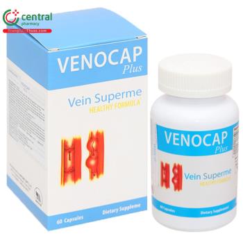 Thuốc Venocap Plus - Giảm triệu chứng suy giãn tĩnh mạch và trĩ