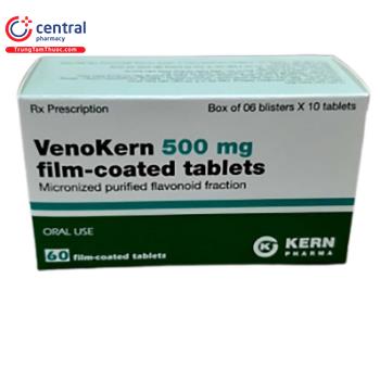VenoKern 500mg film-coated tablets: tác dụng, chỉ định, cách dùng