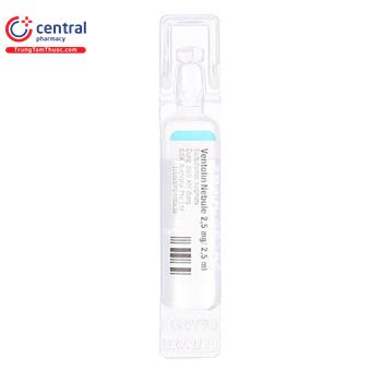 Thuốc Ventolin Nebules 2.5mg - điều trị các bệnh đường hô hấp