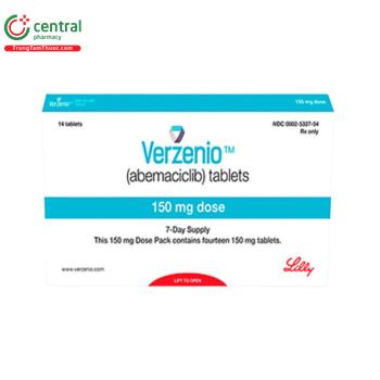 Thuốc Verzenio 150mg điều trị ung thư vú tiến triển hoặc di căn