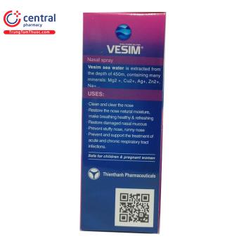 Dung dịch vệ sinh mũi Vesim Baby 15ml: cách dùng hiệu quả