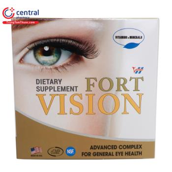 Thuốc VH Fort Vision bổ sung dưỡng chất giúp sáng mắt, tăng tầm nhìn