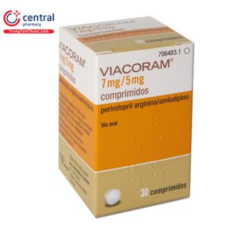Thuốc Viacoram 7mg/5mg - Thuốc điều trị tăng huyết áp
