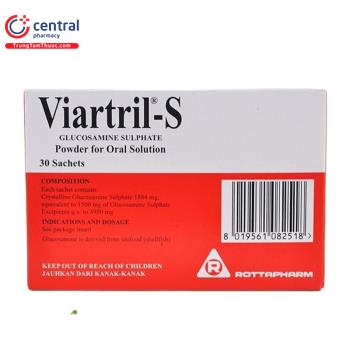 Thuốc Viartril-S 1500mg (gói) - Giảm triệu chứng viêm khớp gối